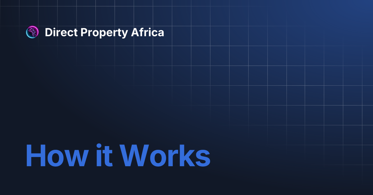 How it Works | Direct Property Africa